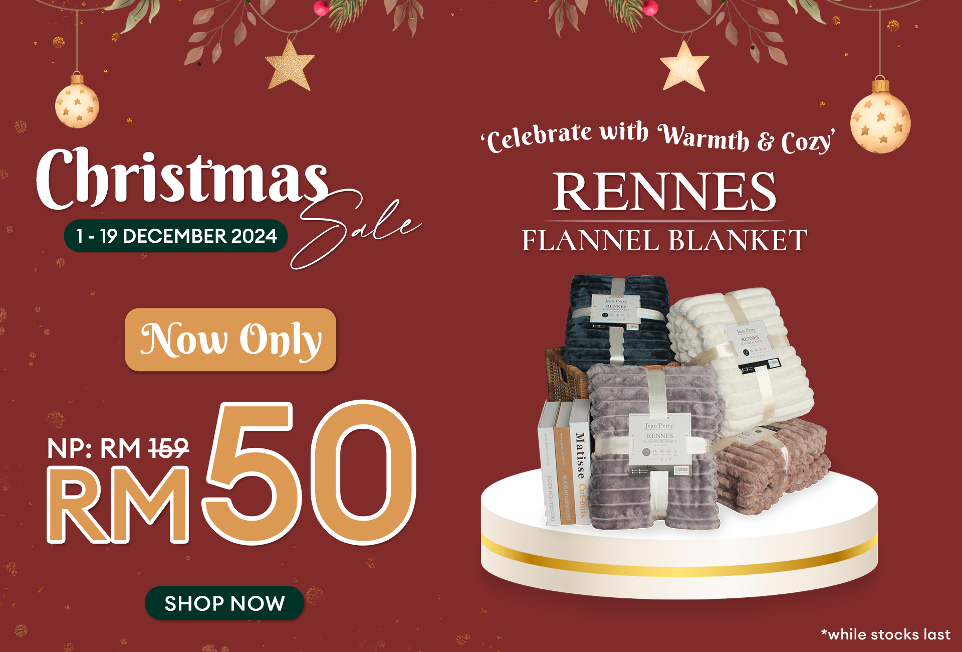 Jean Perry Malaysia Official Brand Store Bedsheet, Pillow & Bedding