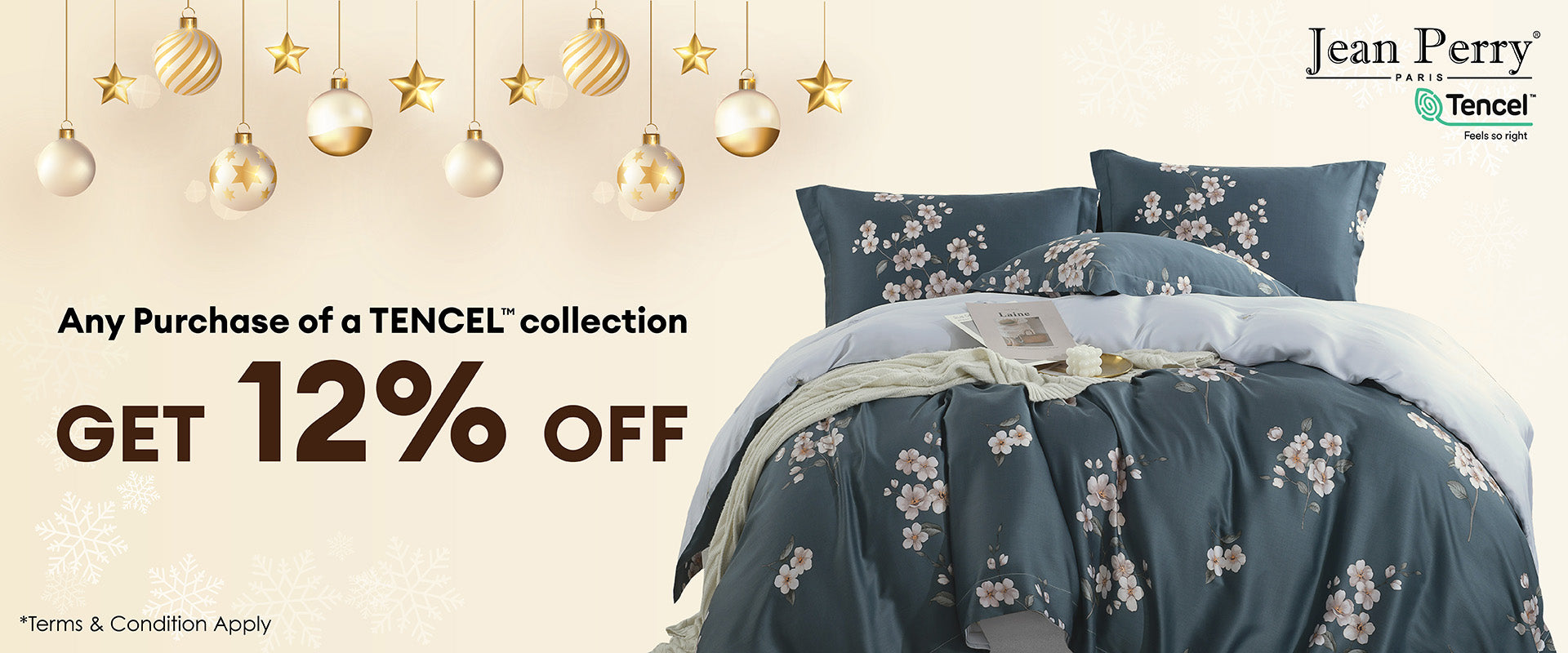 Jean Perry Malaysia Official Brand Store Bedsheet, Pillow & Bedding