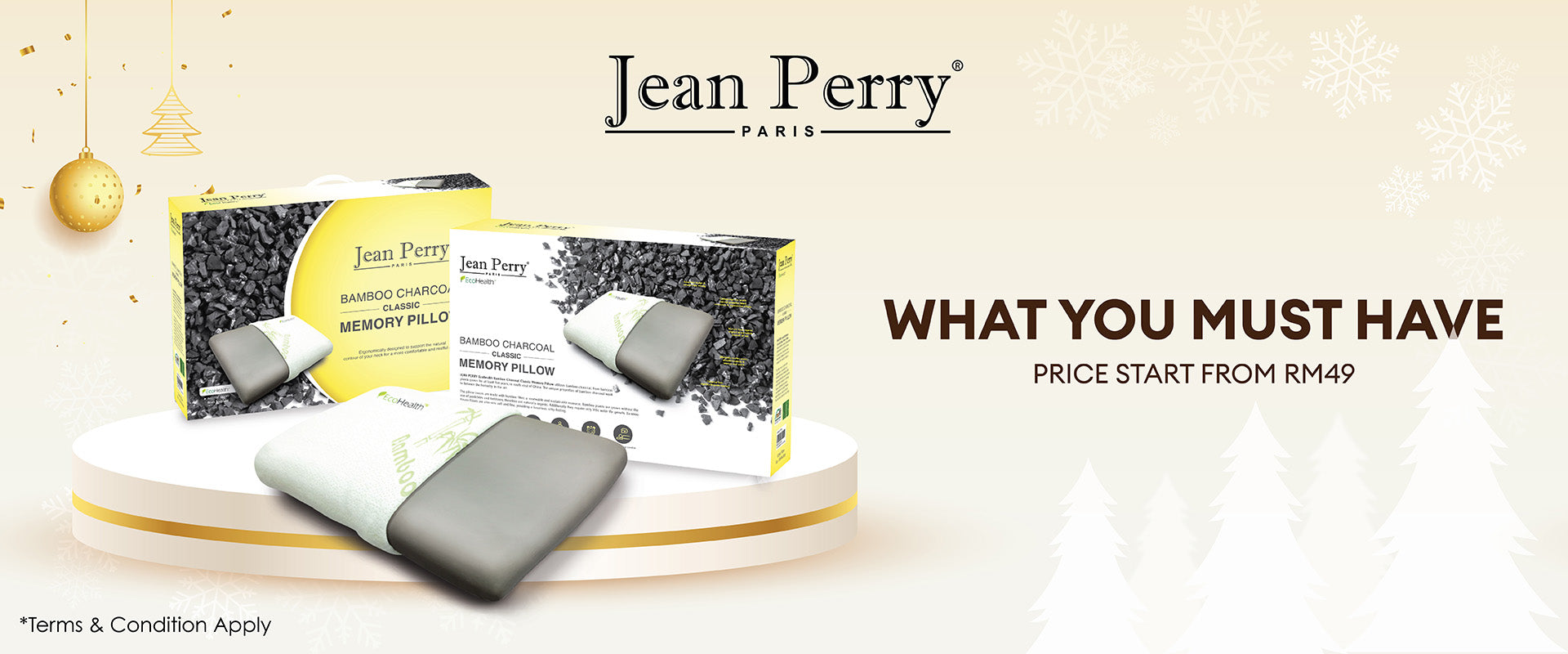 Jean Perry Malaysia Official Brand Store Bedsheet, Pillow & Bedding