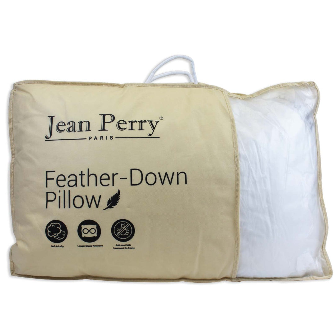 Jean Perry Luxury Cuboid Feather-Down Pillow