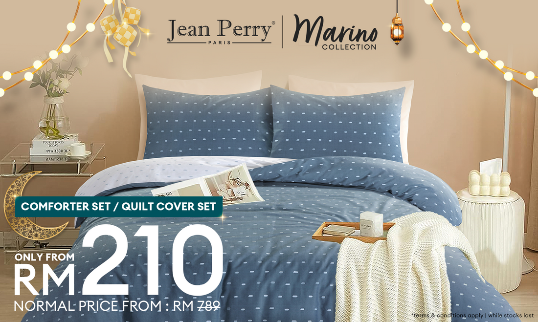 Jean Perry Malaysia Official Brand Store Bedsheet, Pillow & Bedding
