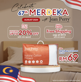 Jean Perry Malaysia Official Brand Store Bedsheet, Pillow & Bedding
