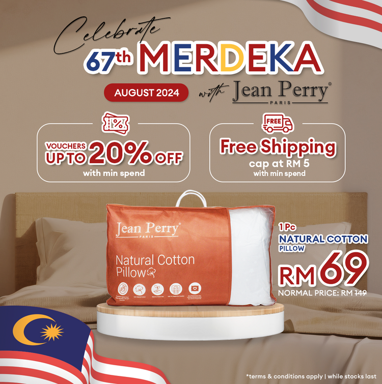 Jean Perry Malaysia Official Brand Store Bedsheet, Pillow & Bedding