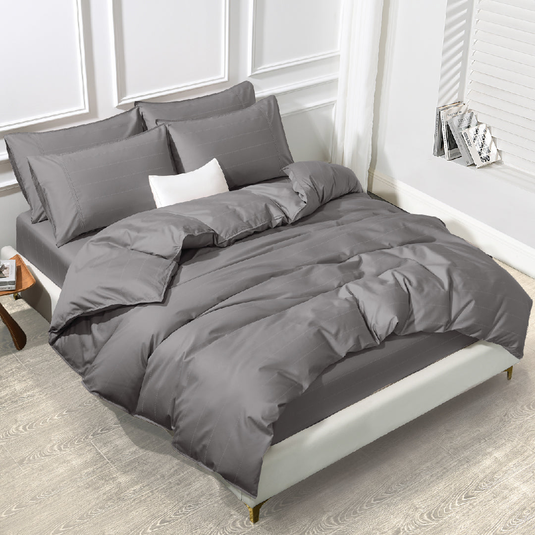 Jean Perry Clino Quilt Cover Set | 100% Combed Cotton Sateen 1200TC