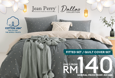 Jean Perry Malaysia Official Brand Store Bedsheet, Pillow & Bedding