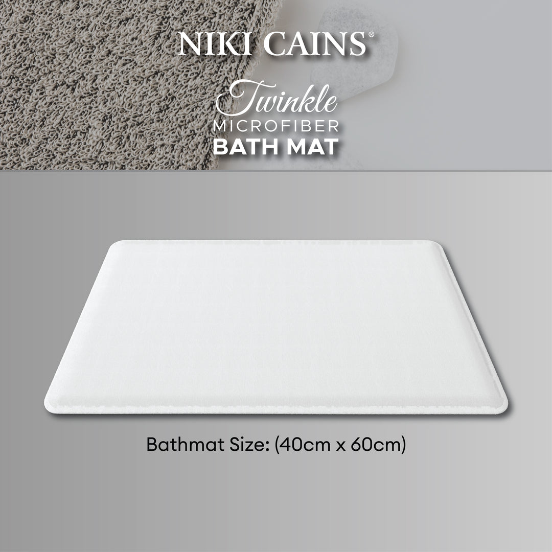 Niki Cains Twinkle Microfiber Bathmat - 40cm x 60cm – Jean Perry