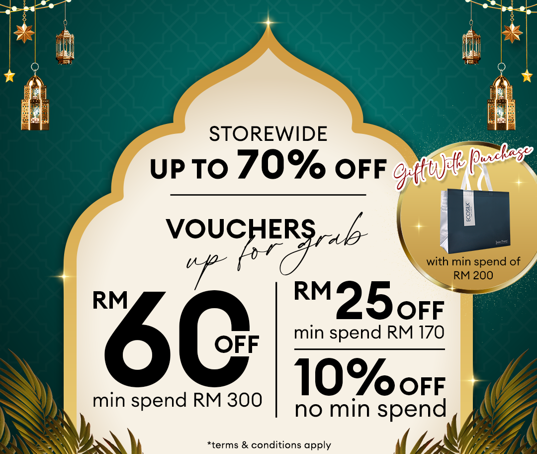 Jean Perry Malaysia Official Brand Store Bedsheet, Pillow & Bedding